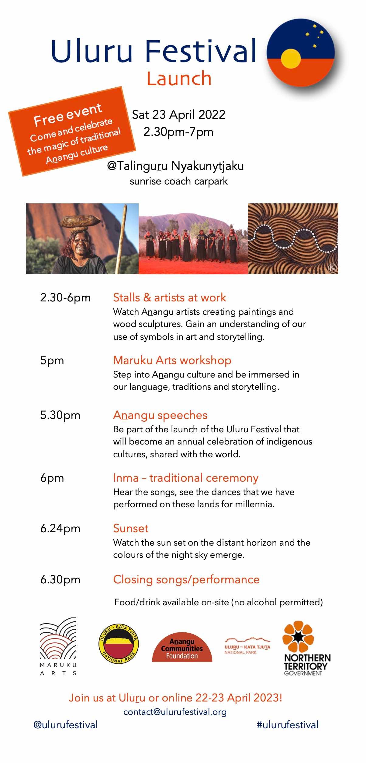 Uluru Festival launch - Uluru Festival